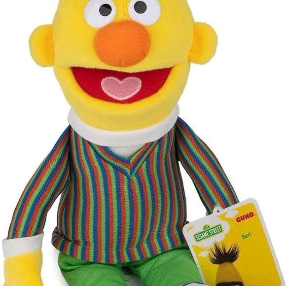 Gund | Toys | Gund Sesame Street Official Bert Muppet Plush Premium ...